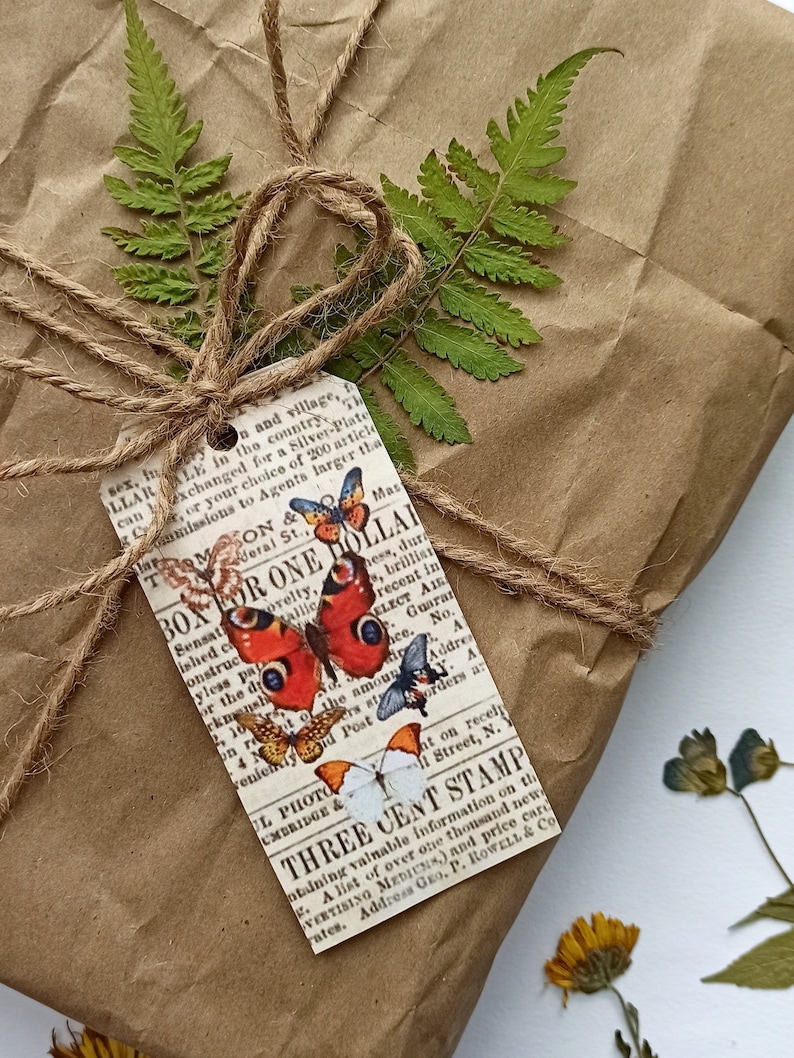 Gift Tags Digital Download Bugs and Butterflies Printable - Etsy