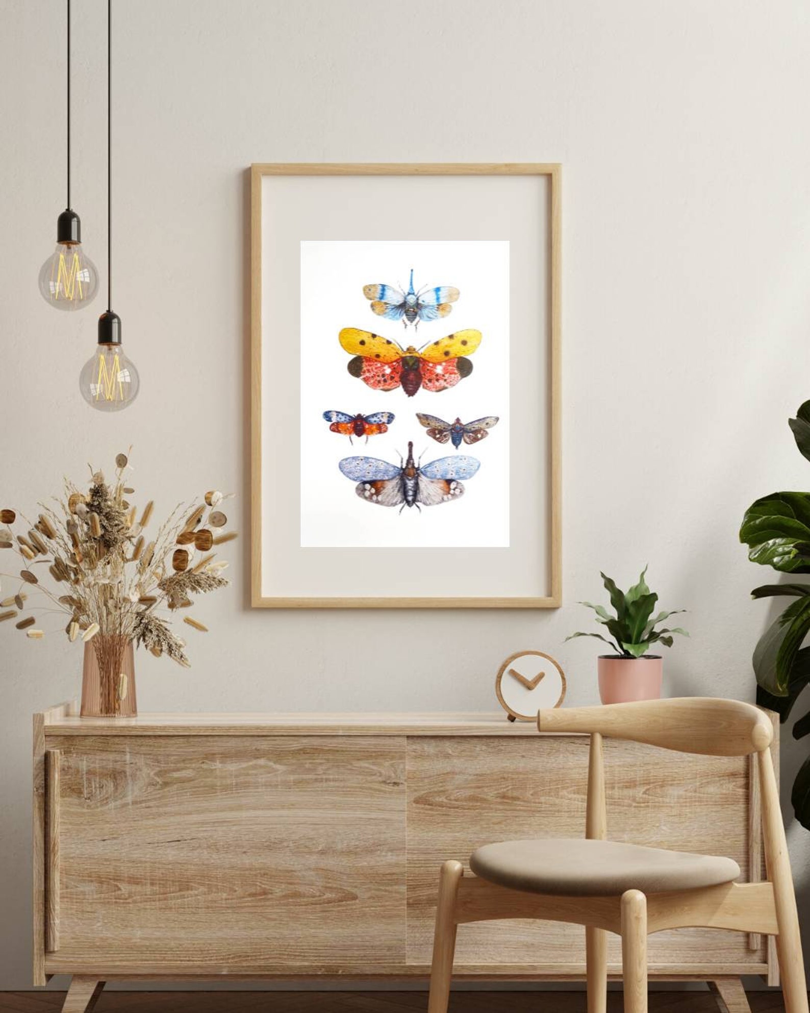 Insect Watercolor Illustration Print of Lantern Fly - Etsy