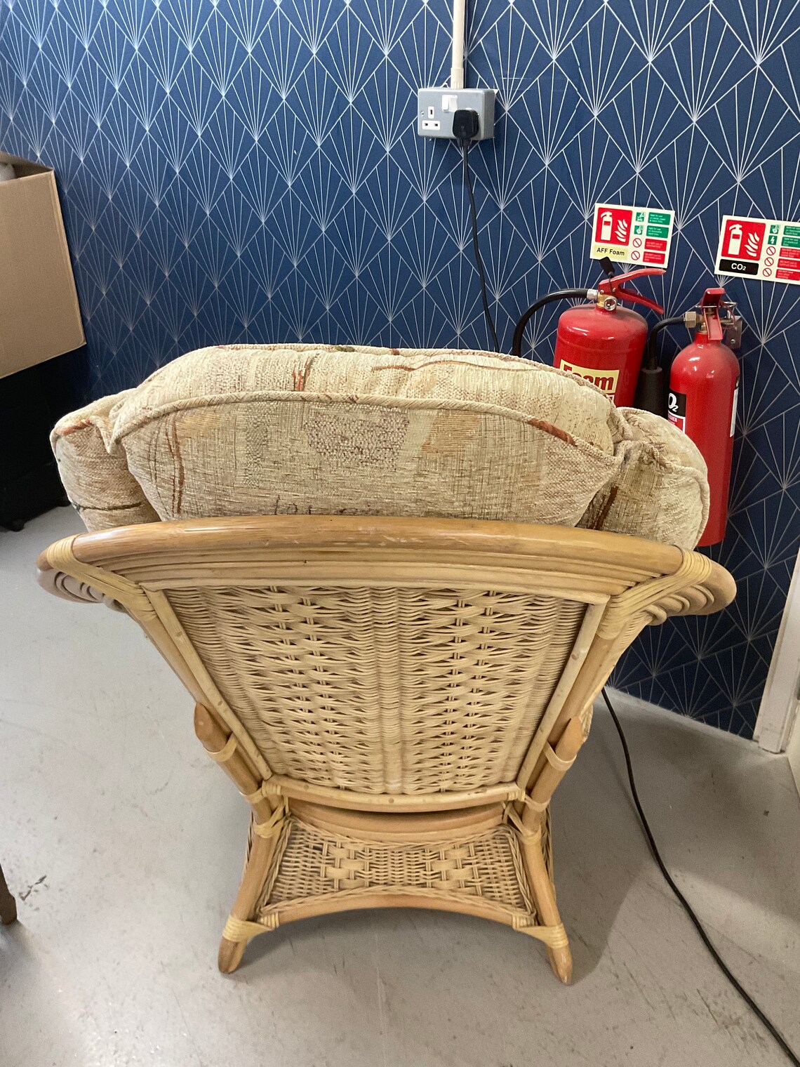 Daro Cane Single Wicker Chair - Etsy UK