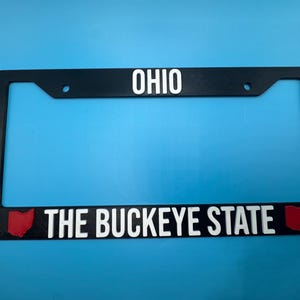 Custom 3d Printed License Plate Frame (text, Color, Font, and Logo) - Etsy