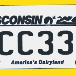Wisconsin ATV/UTV Personalized License Plate - Etsy