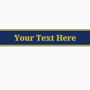 Club Car DS Name Plate With Custom Color (15.75"x2.25) - Etsy