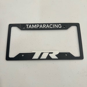 Custom 3d Printed License Plate Frame (text, Color, Font, and Logo) - Etsy