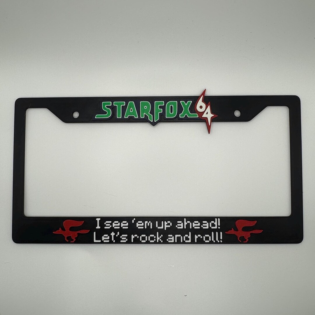 Custom 3d Printed License Plate Frame (text, Color, Font, and Logo) - Etsy