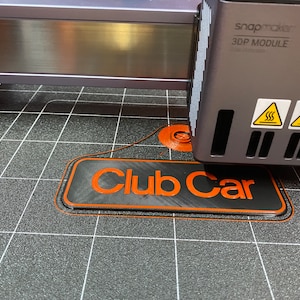 Personalized 3d Printed Golf Cart Plate - Etsy