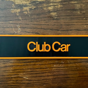 Club Car DS Name Plate With Custom Color (15.75"x2.25) - Etsy