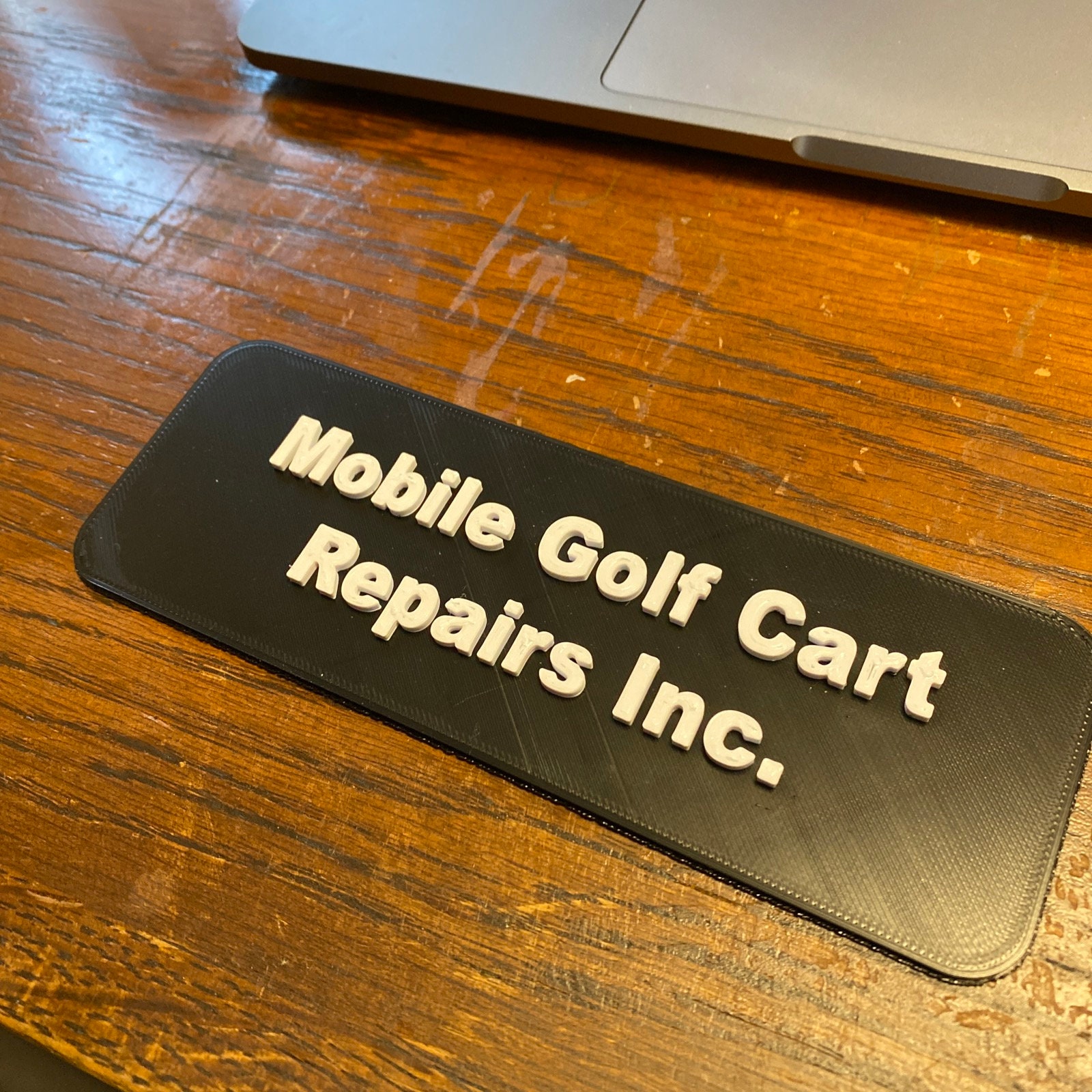 Personalized 3d Printed Golf Cart Plate - Etsy Australia