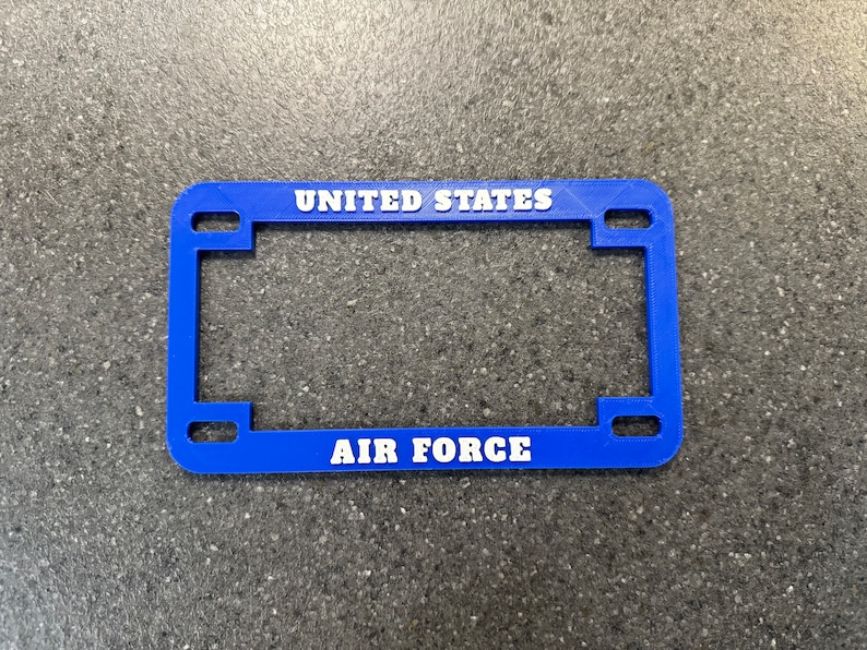 Custom Motorcycle License Plate Frame - Etsy