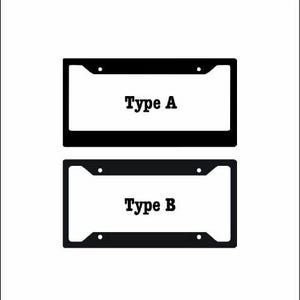 Custom 3d Printed License Plate Frame (text, Color, Font, and Logo) - Etsy