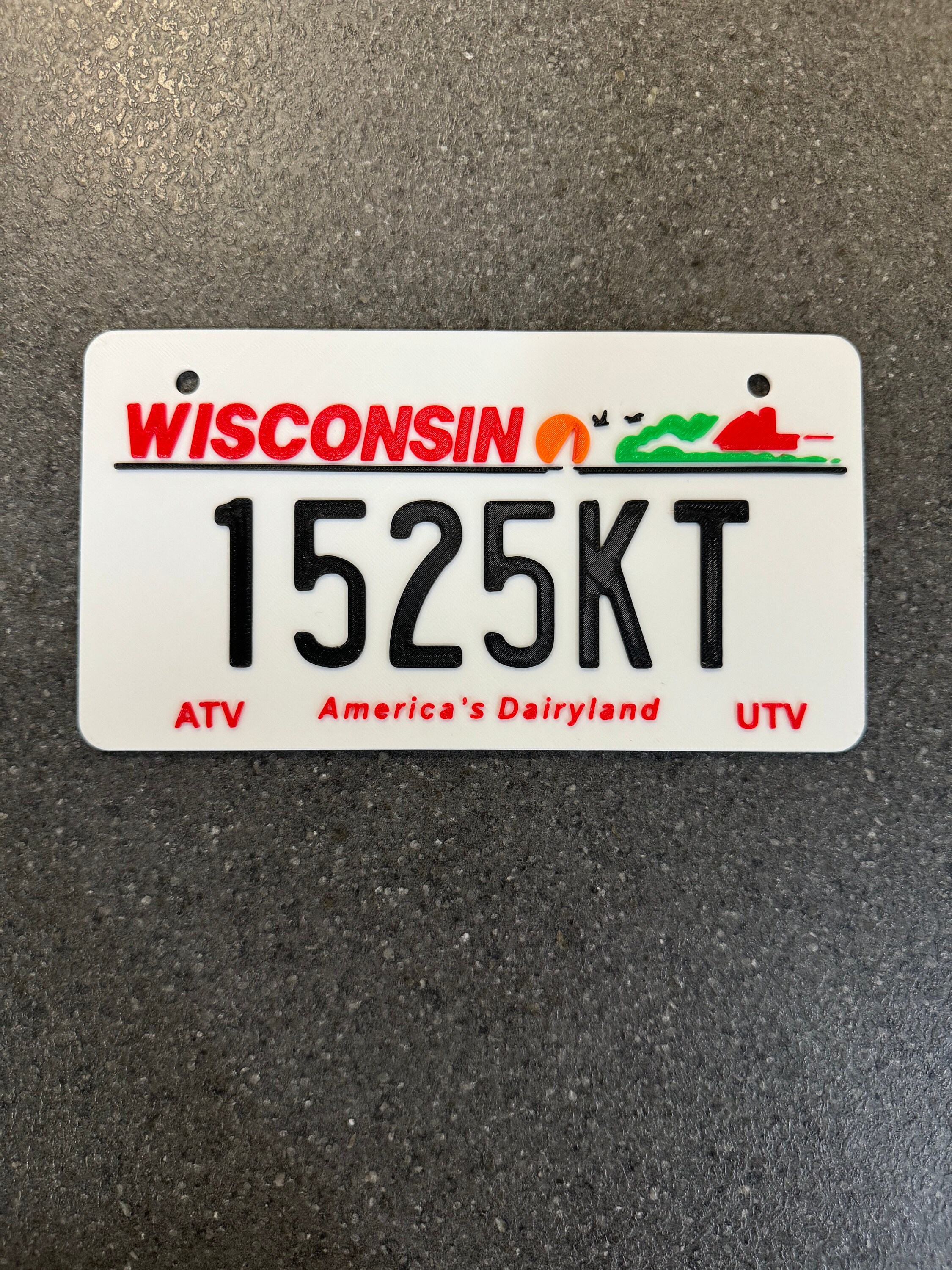 Wisconsin ATV/UTV Personalized License Plate - Etsy