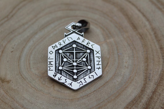 Odin's Runic Compass Protection Runes Norse Viking Pagan - Etsy
