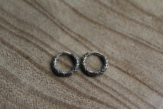 Elvish Elven Druid Pagan Inspired Hoop Earrings by Iphellkear - Etsy