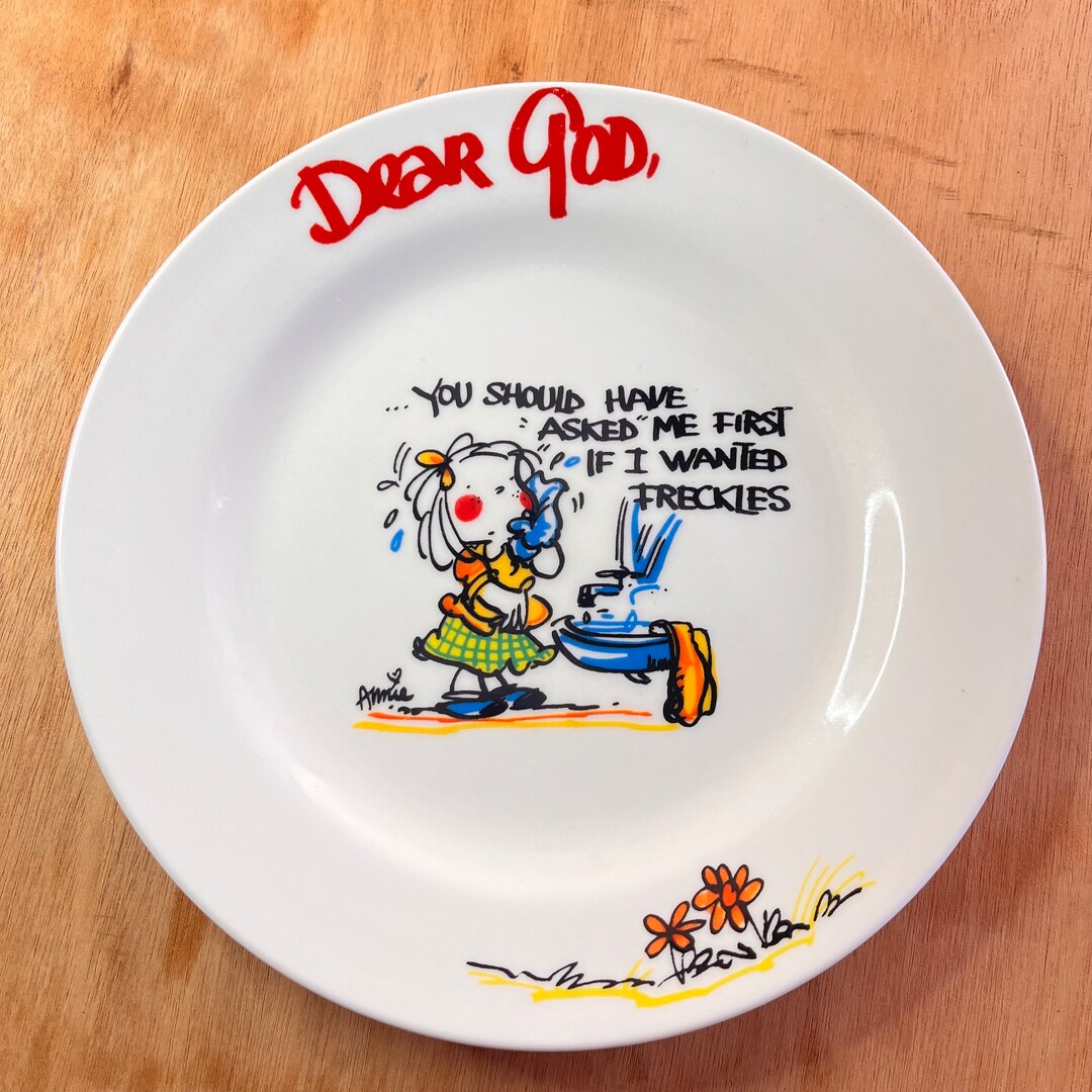 8 Dear God Collectables Plate - Etsy