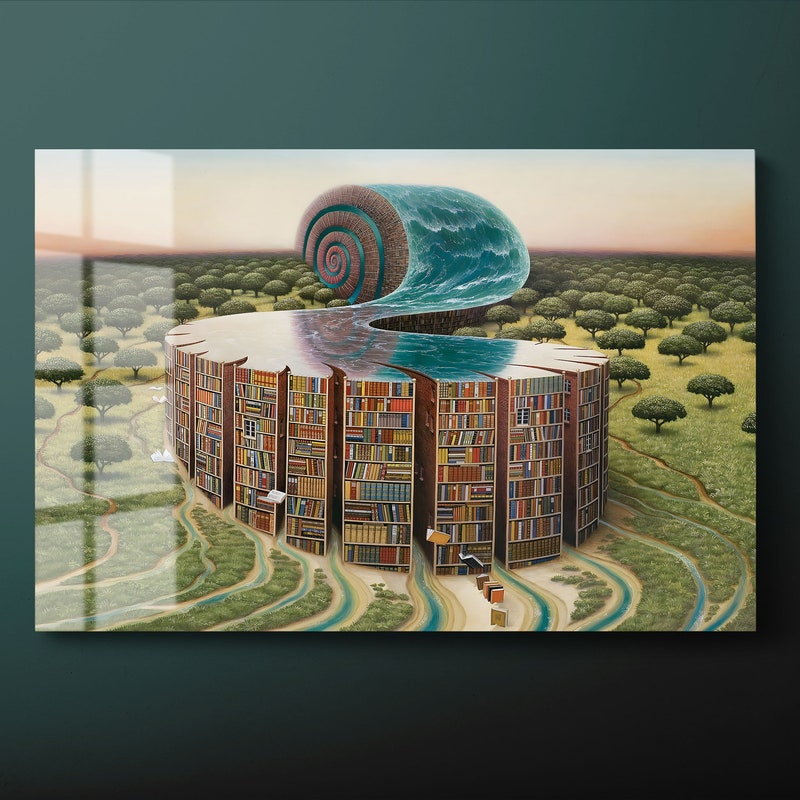 Library Wall Art - Etsy