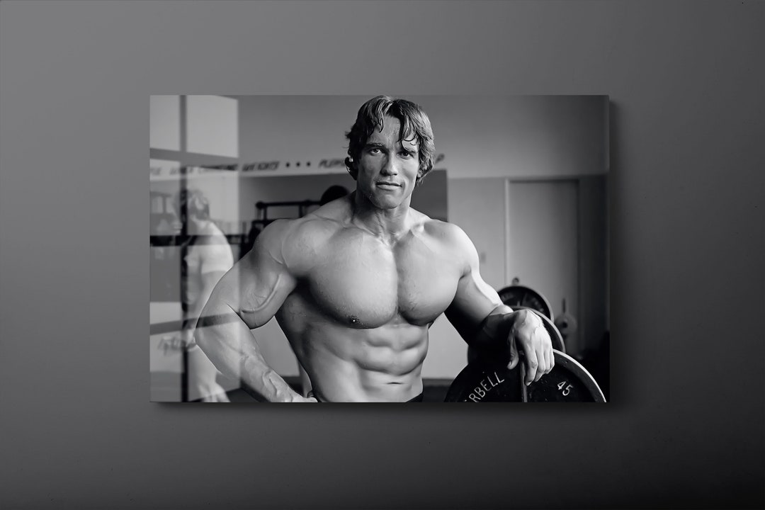 Arnold Schwarzenegger Tempered Glass Wall Art, Arnold GYM Glass Wall ...