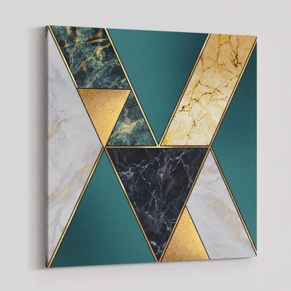 Triangle Canvas - Etsy