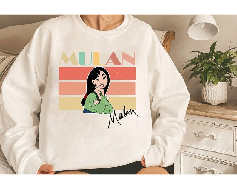 Mulan Sweatshirt, Disney Mulan Sweatshirt, Disney Mulan Hoodie, Mulan ...