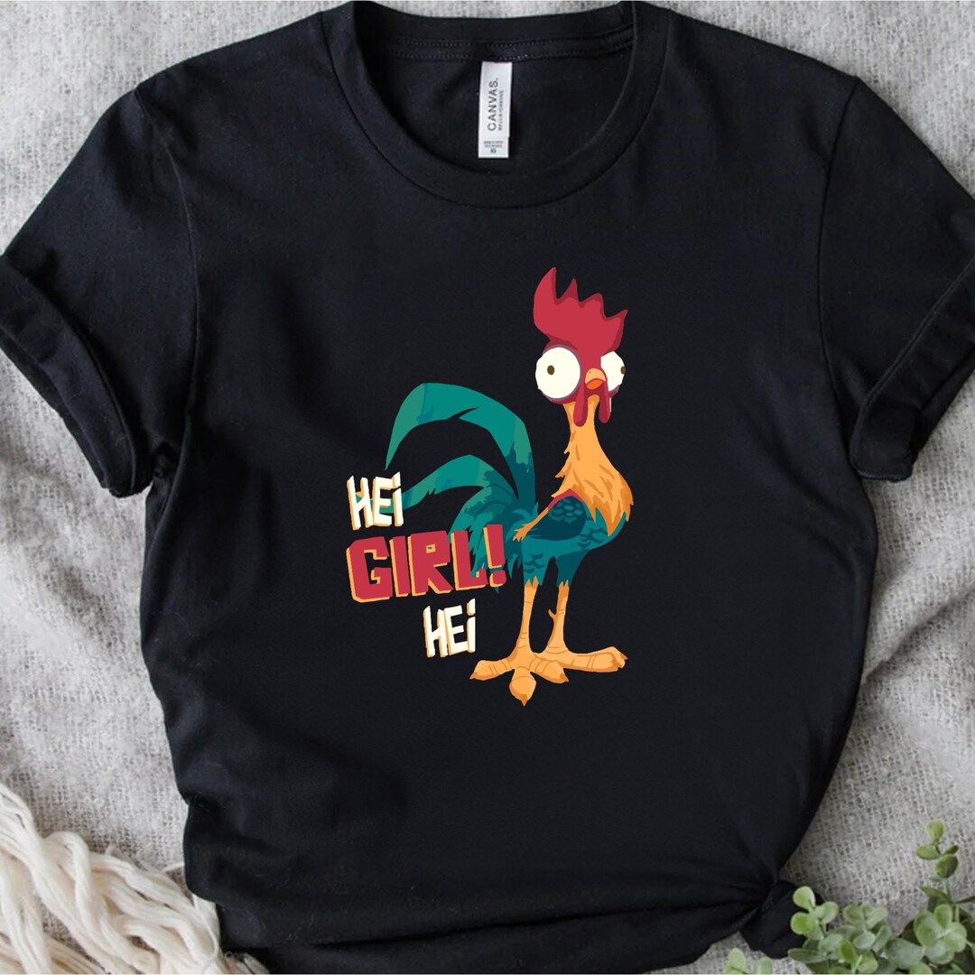 Funny Hei Hei Chicken Hei Girl Hei Portrait WS1104 Magic Kingdom ...