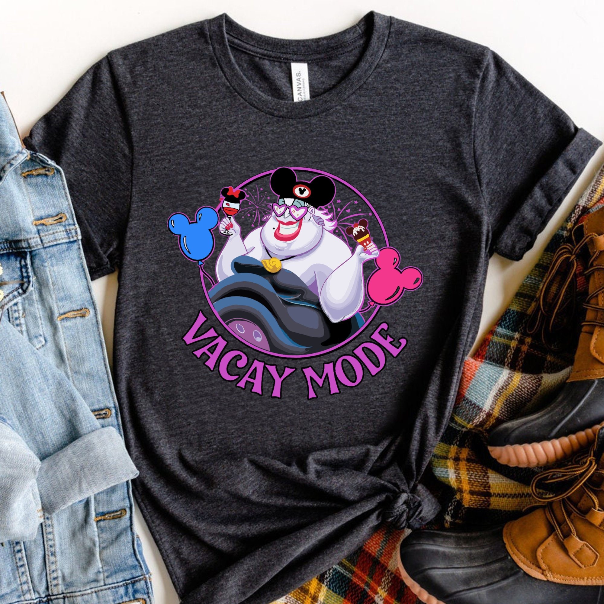 Disney Villains Ursula With Mickey Balloon WS1061 Magic Kingdom Holiday ...