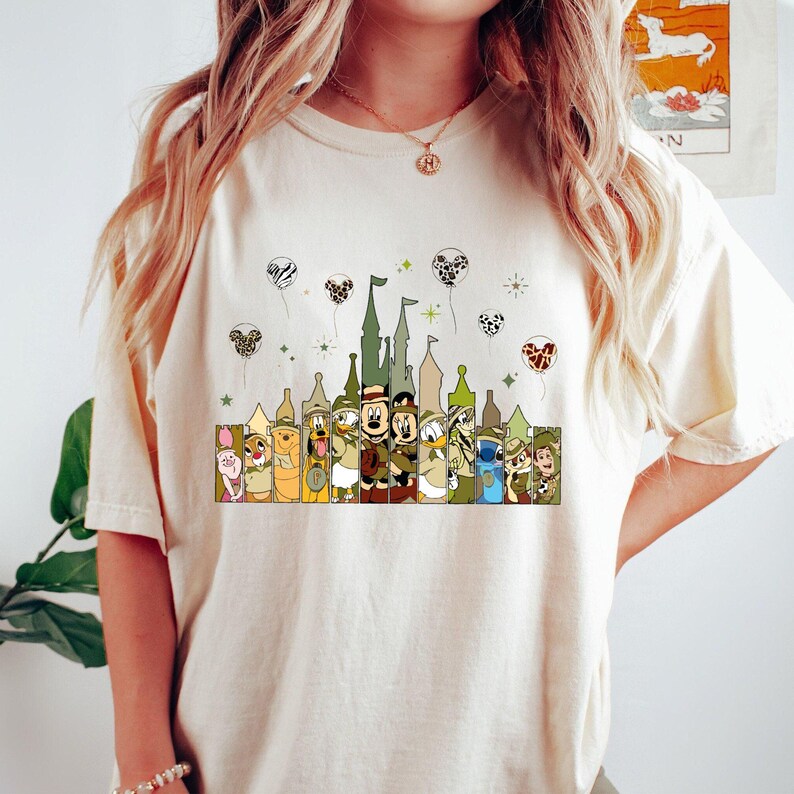 Mickey Mouse & Friends Animal Kingdom Balloon_e1169 Holiday Trip Unisex ...