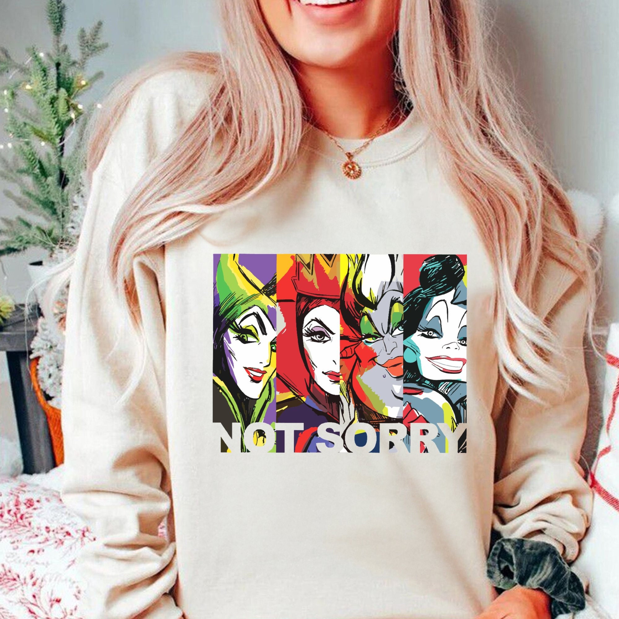 Disney Villains Characters Female Baddies Not Sorry WS1057 Holiday Trip ...