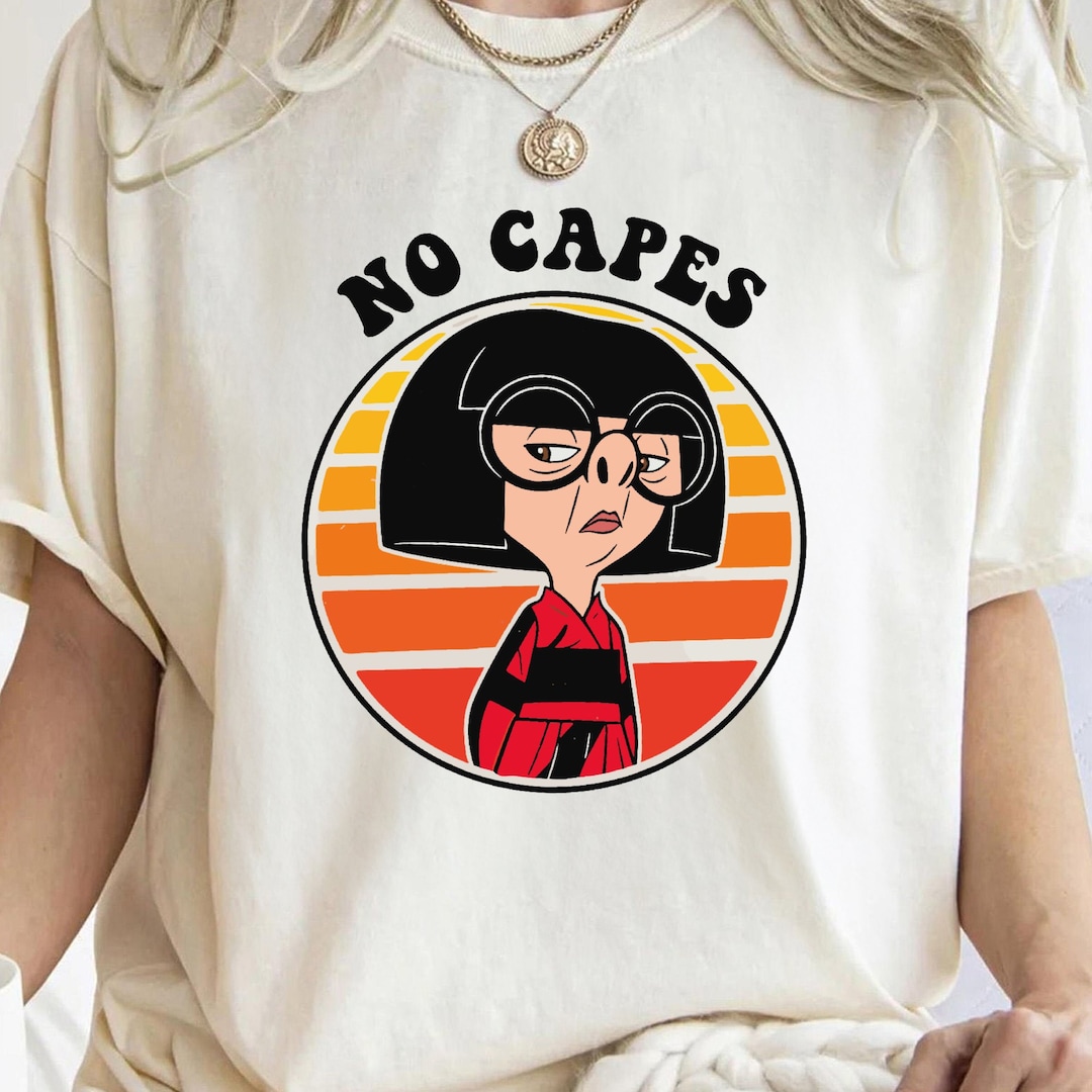 Funny Disney Edna Mode No Capes Disney WS1086 Magic Kingdom Holiday ...