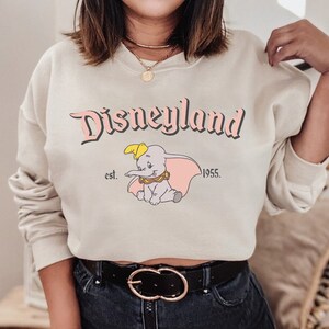 Disneyland Est 1955 Sweatshirt, Dumbo Sweatshirt, Dumbo Hoodie, Disney ...