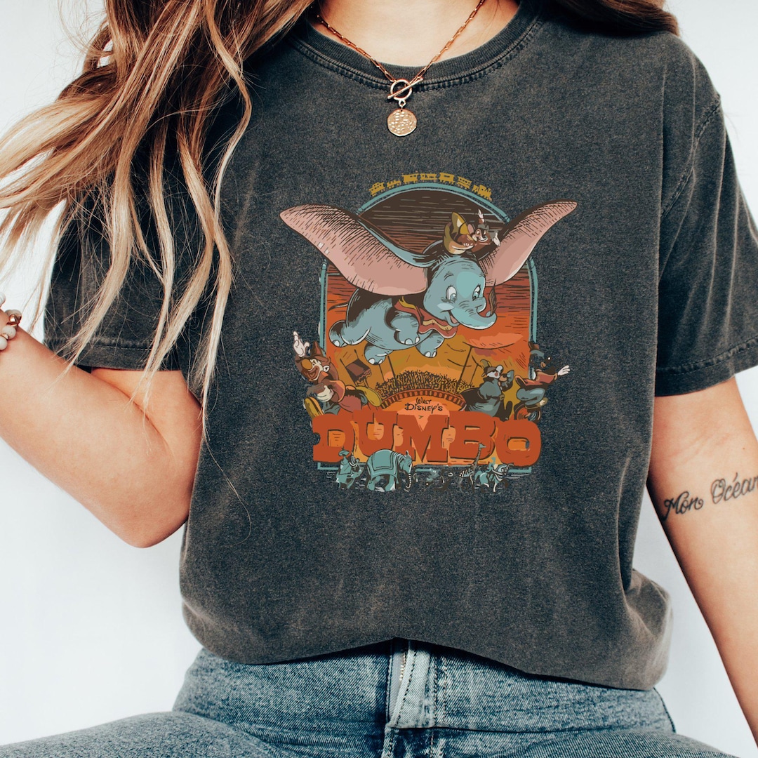 100 Anniversary Cute Dumbo Artists Series_e1000 Holiday Trip Unisex T ...