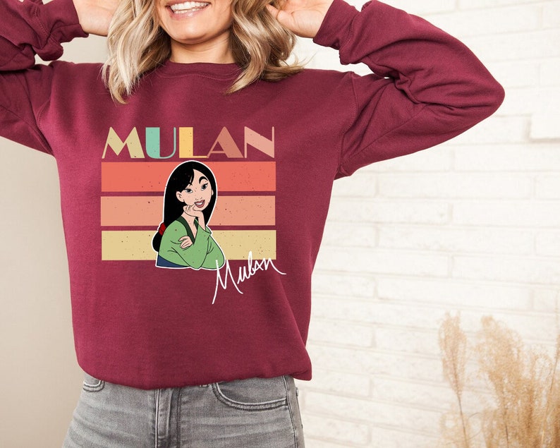Mulan Sweatshirt, Disney Mulan Sweatshirt, Disney Mulan Hoodie, Mulan ...