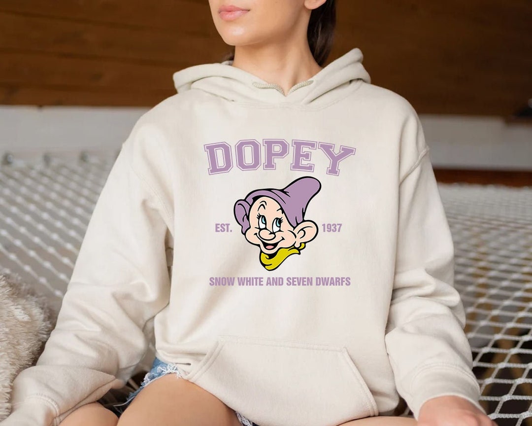 Dopey Sweatshirt, Dopey Hoodie, Dopey Dwarf Shirt, Seven Dwarfs Shirt ...