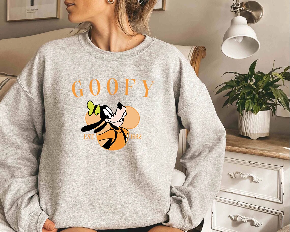 Disney Goofy Sweat, Disney Sweat, Cute Goofy Sweat, Goofy Gift Hoodie ...