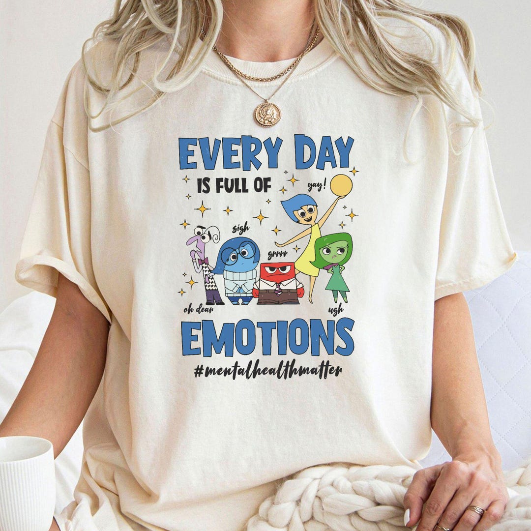 Funny Every Day Emotions Mental Health Matter D1119 Holiday Trip Unisex ...