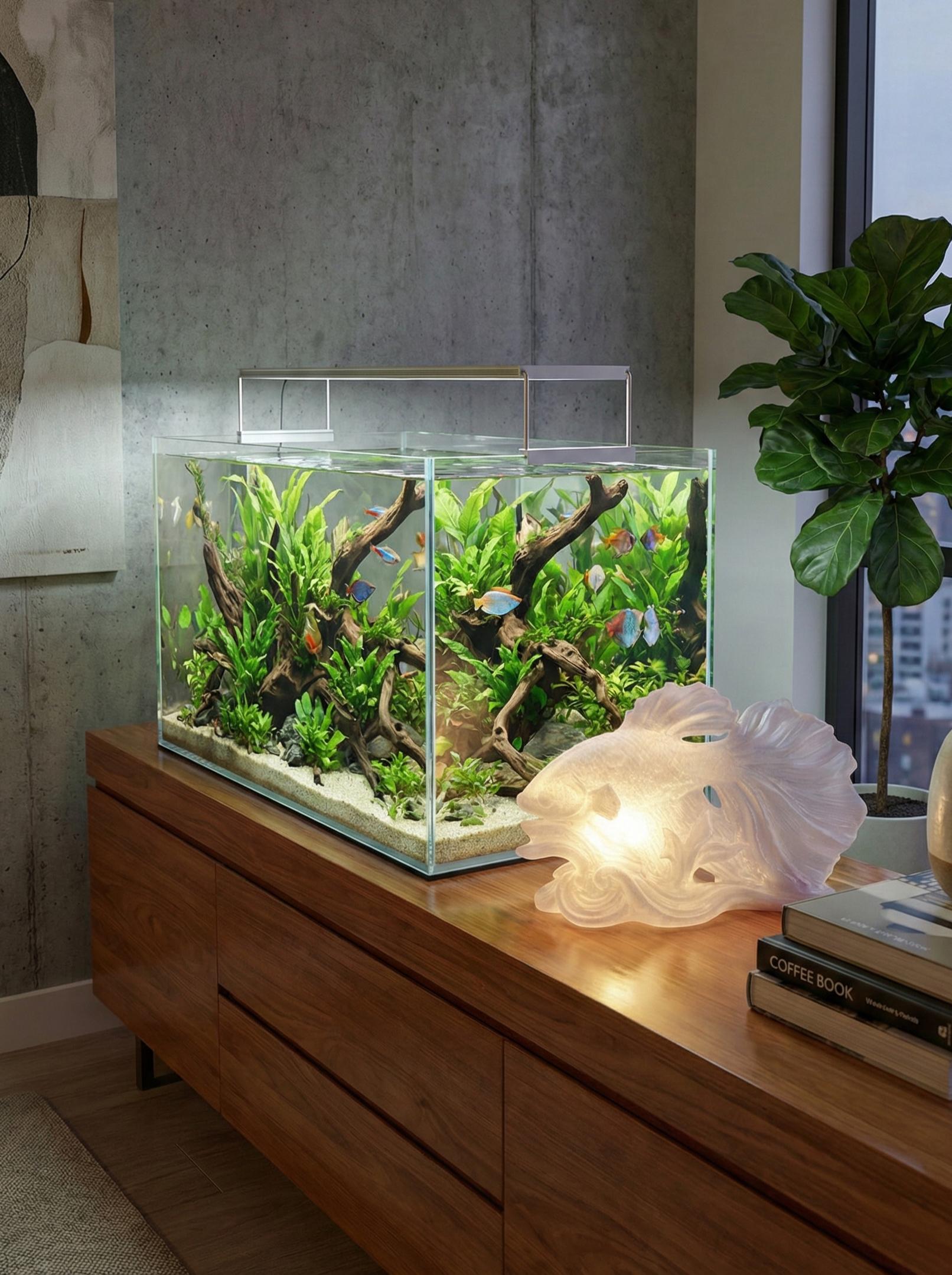 Betta Fish Nursery Night Light | Sculptural Ocean Lamp | Coastal Baby ...