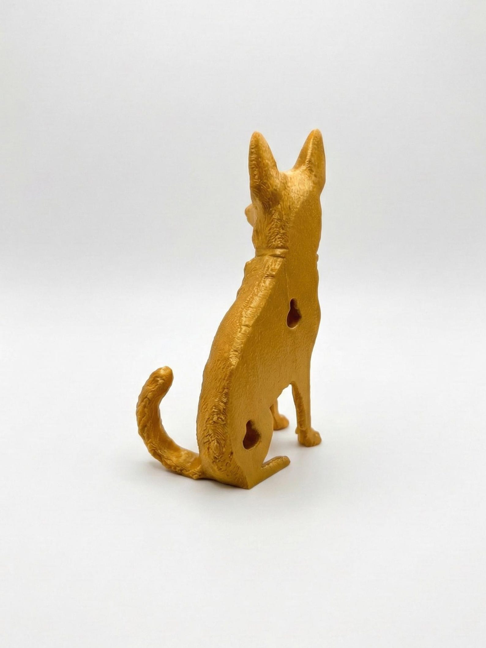 Classic German Shepherd Dog Leash Holder | Golden Antique Finish - Etsy