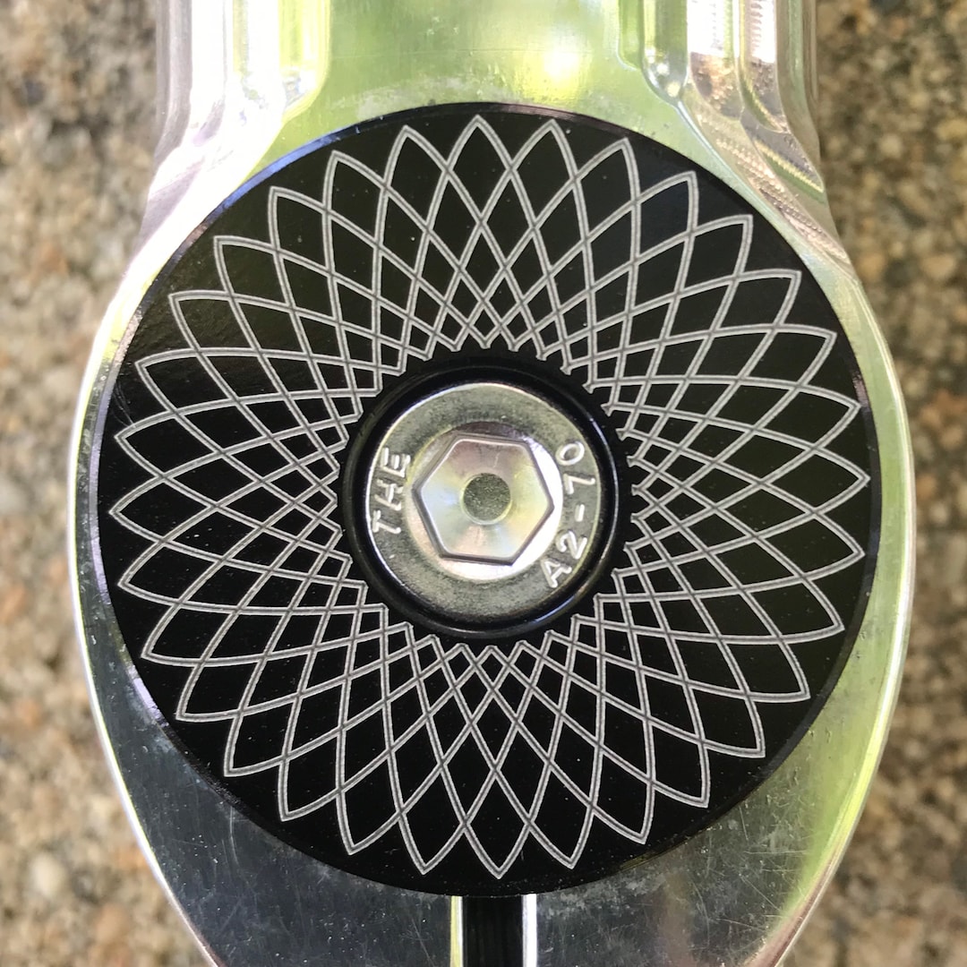 Spiral Gyro Top Cap Black - Etsy