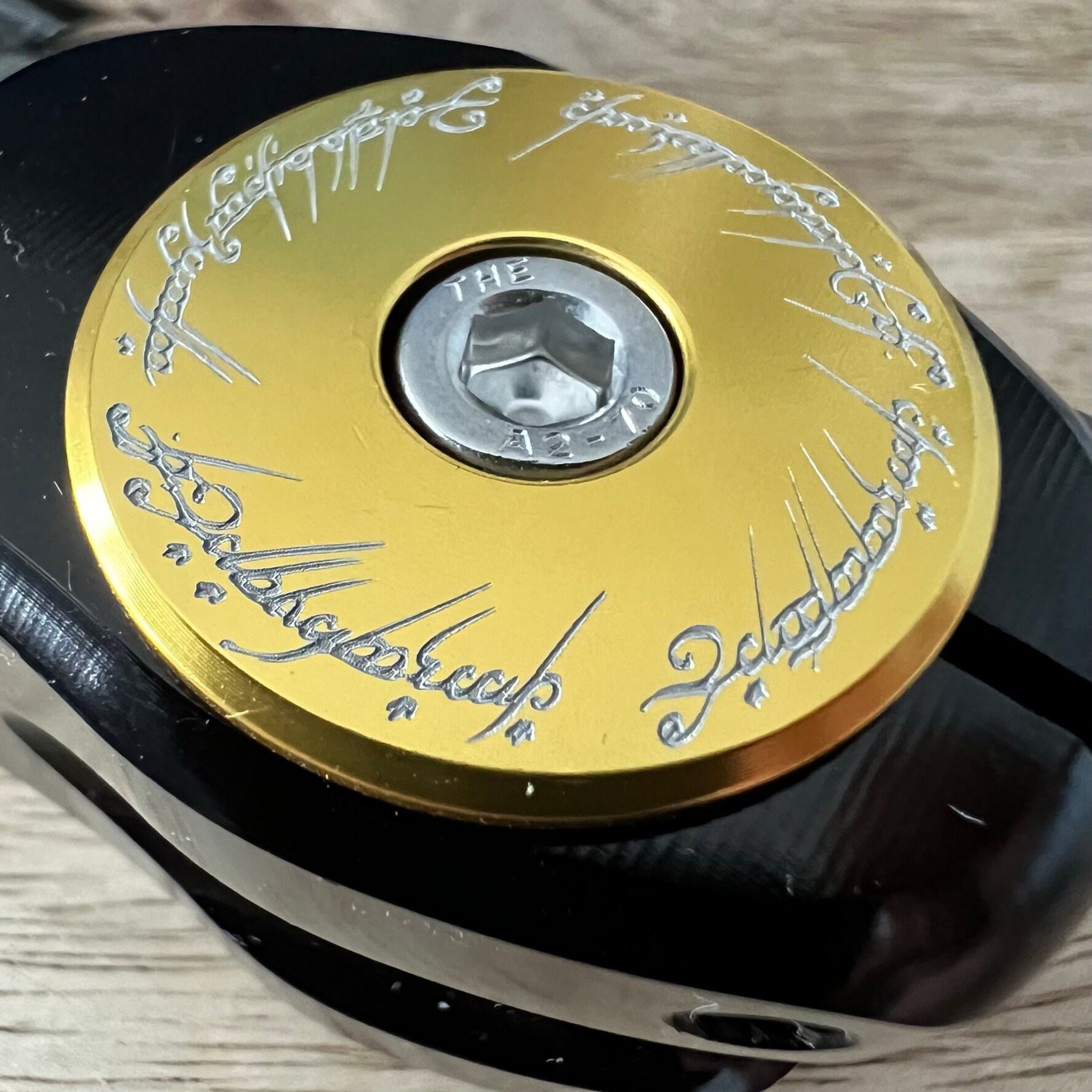 Rule Them All LOTR Ring Script Inscription - Etsy