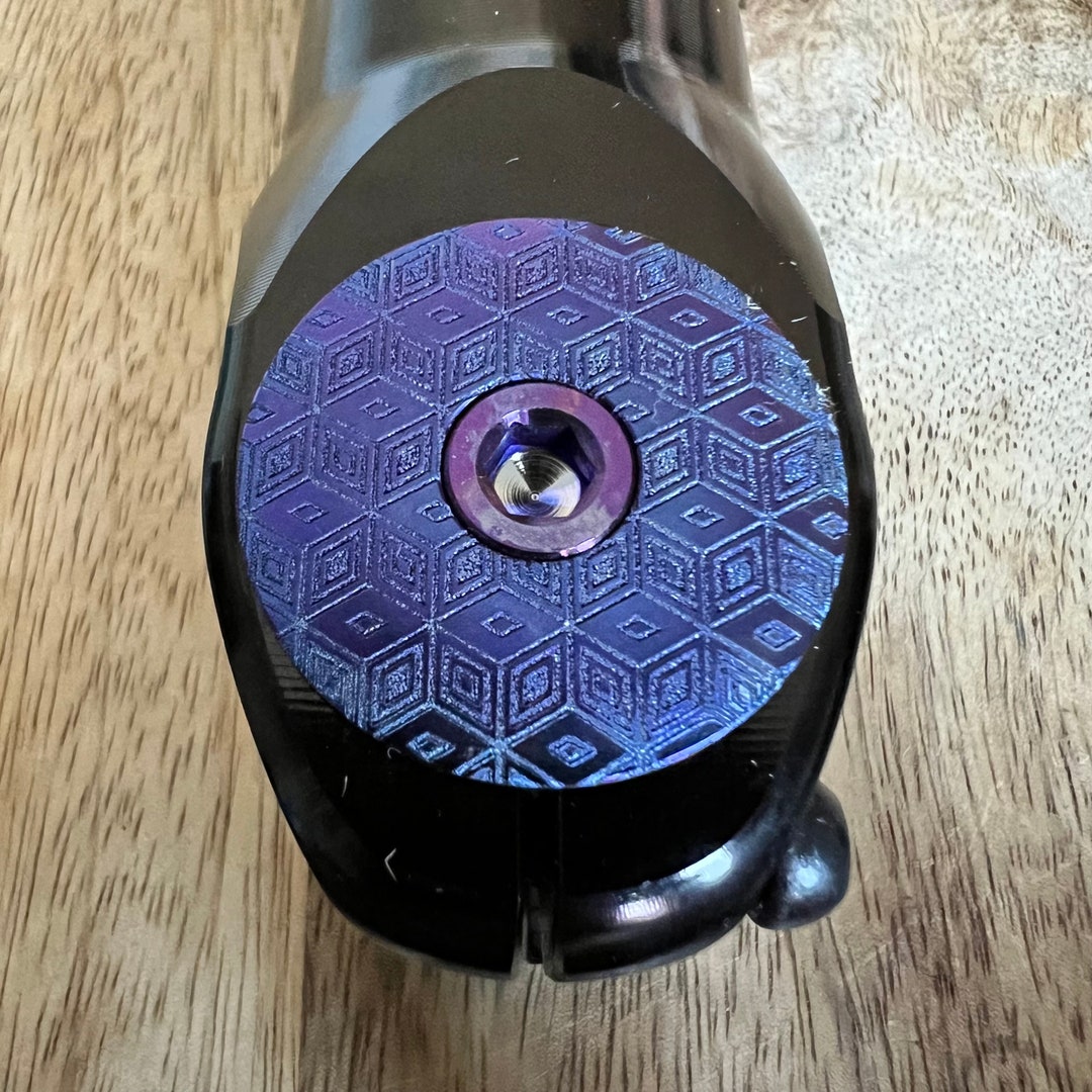 Qbert Stacked Steps Titanium Top Cap - Etsy