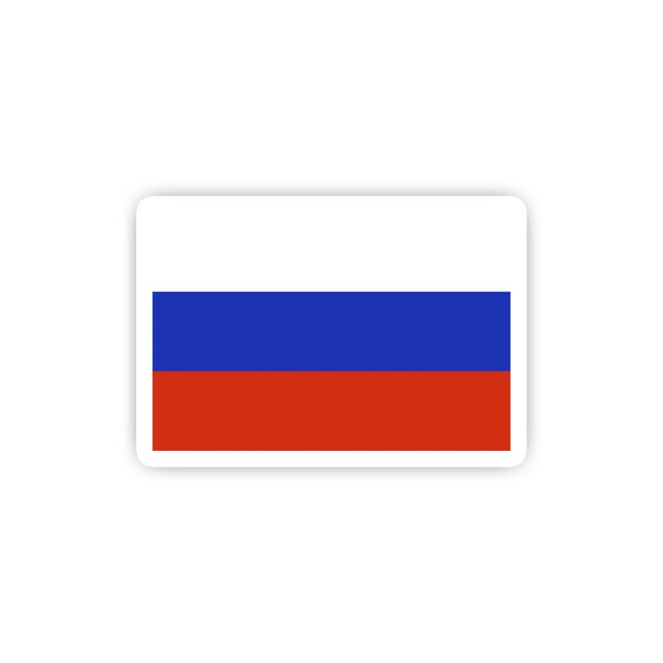 Russian Flag Sticker - Etsy
