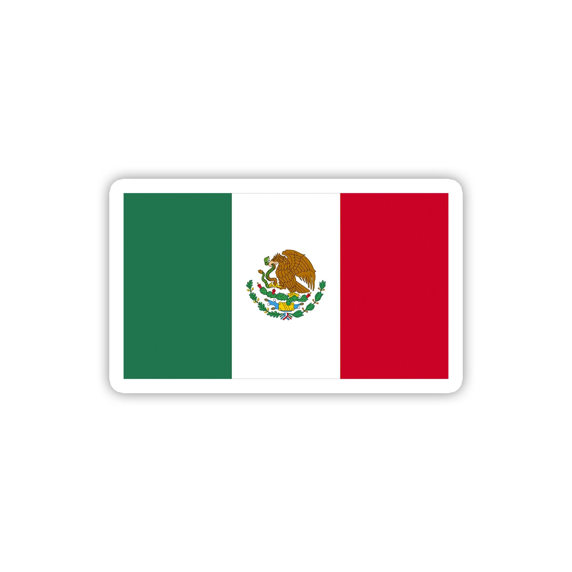 Mexico, Mexican Flag Sticker - Etsy