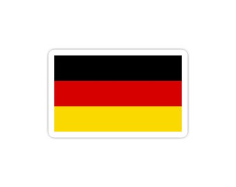 German Flag GERMANY Vinyl Decal Sticker 2 Pack - Etsy