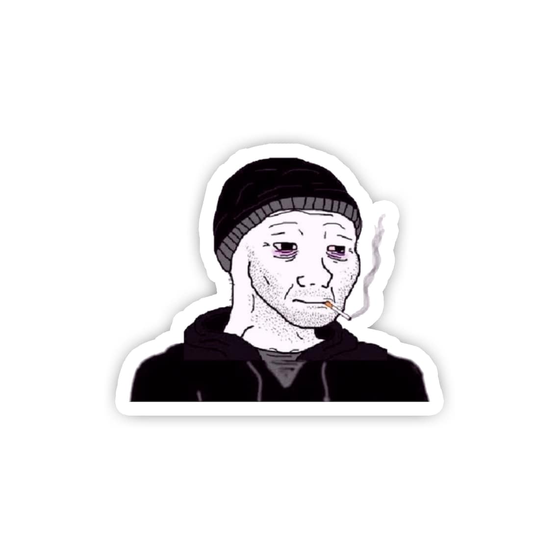 Doomer Wojak Sticker - Etsy