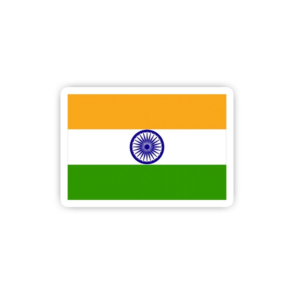 Indian Flag Sticker - Etsy
