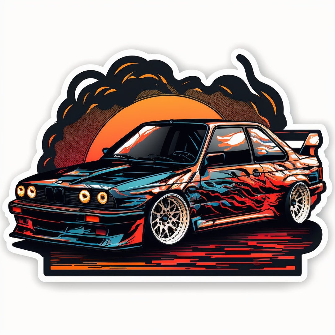 BMW E30 M3 Sticker - Etsy