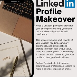 Linkedin Profile Makeover - Etsy