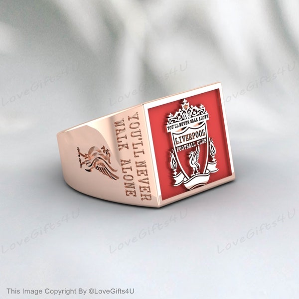 Red Club Ring - Etsy