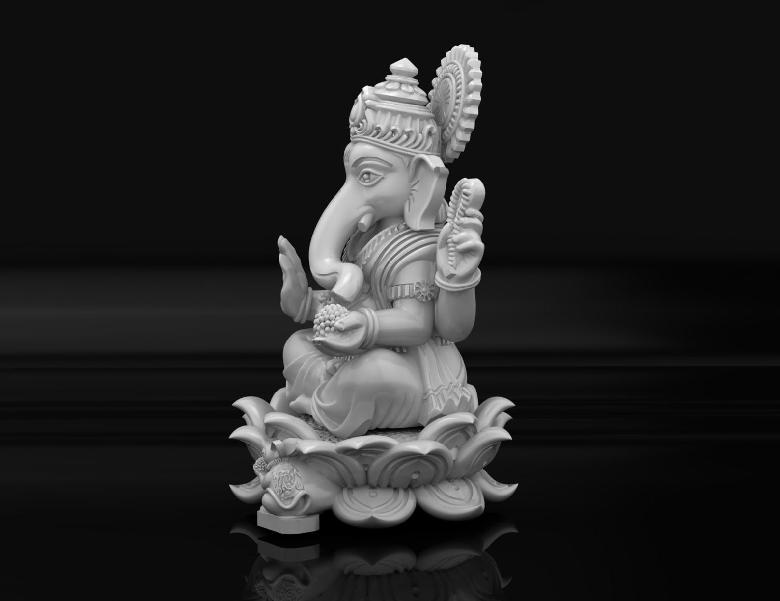 Ganesha Ganpati Ganesh Ji STL Digital File for 3D Printing - Etsy Australia