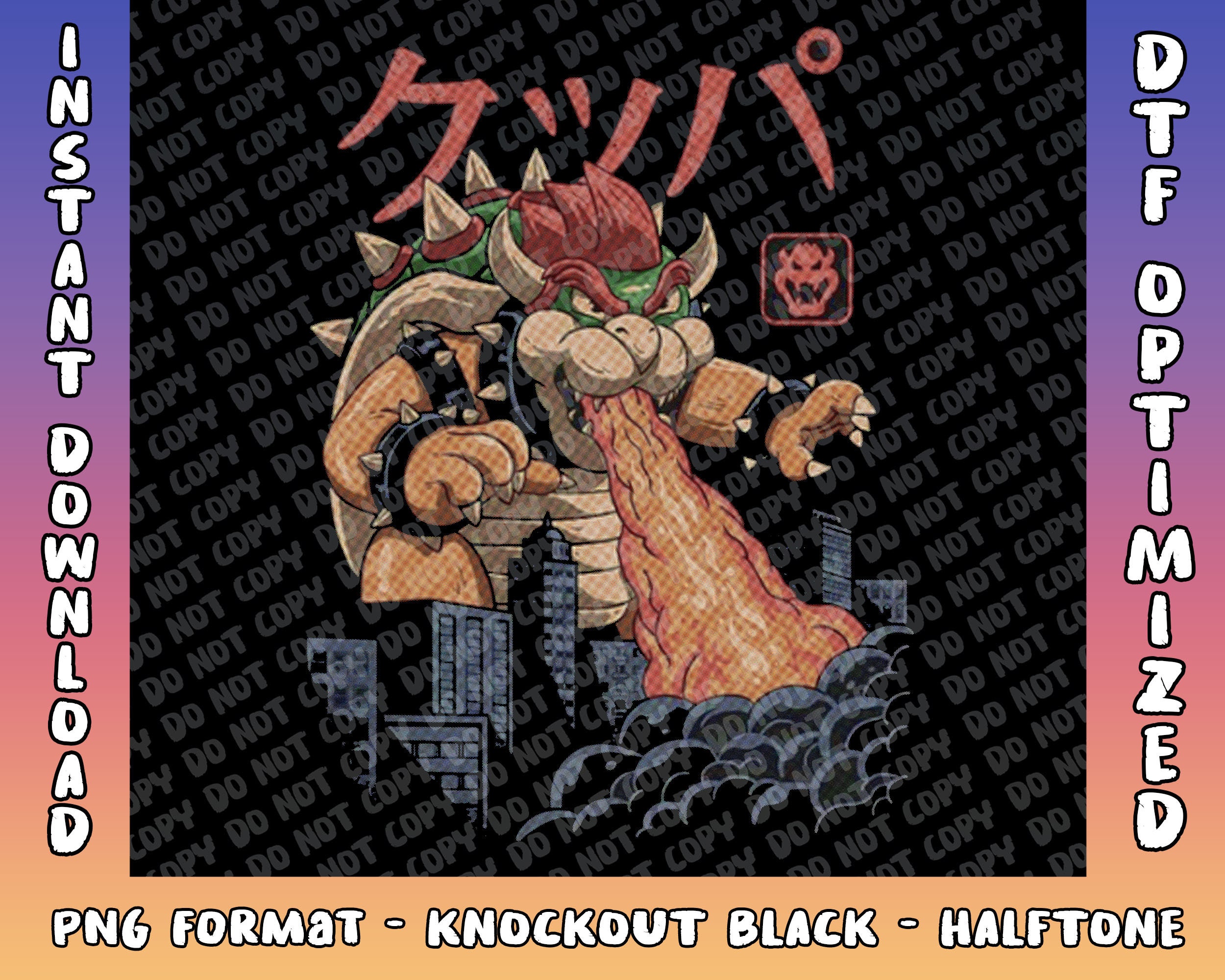 Bowser Png Koopa Png Koopa Design Kaiju Png Bowser Kaiju - Etsy Ireland