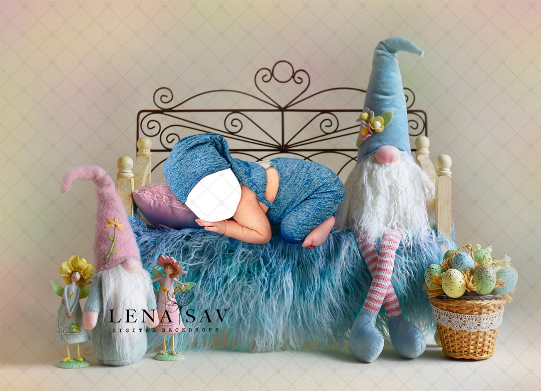 Face Insert PNG Newborn Digital Background, Backdrop Baby Gnome 424 ...