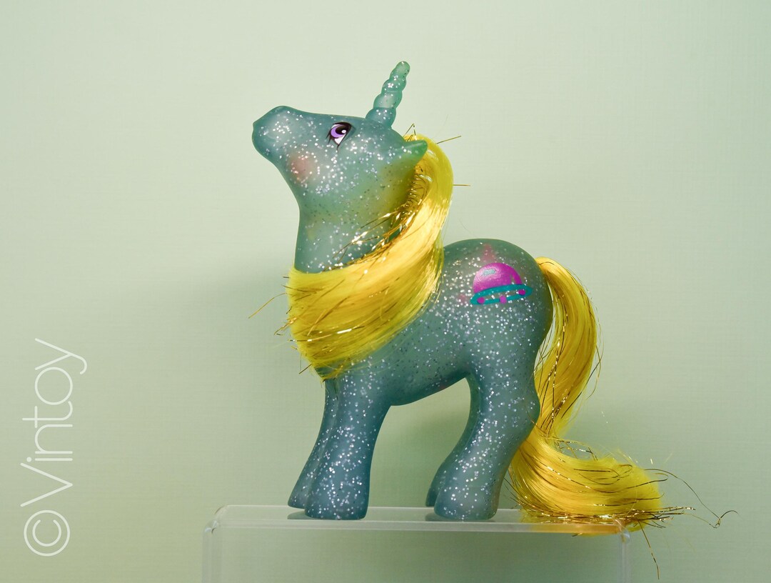 Vintage My Little Pony G1 Star Hopper Starhopper Glitters Transparant ...