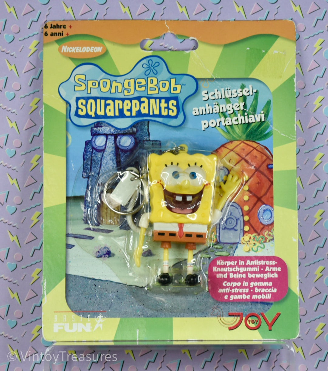 MOC Spongebob Squarepants Squeezable Keychain - Etsy